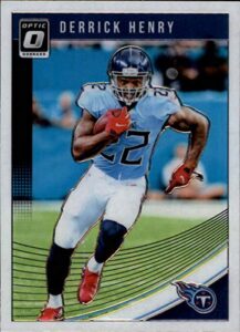 2018 donruss optic #96 derrick henry tennessee titans nfl football trading card