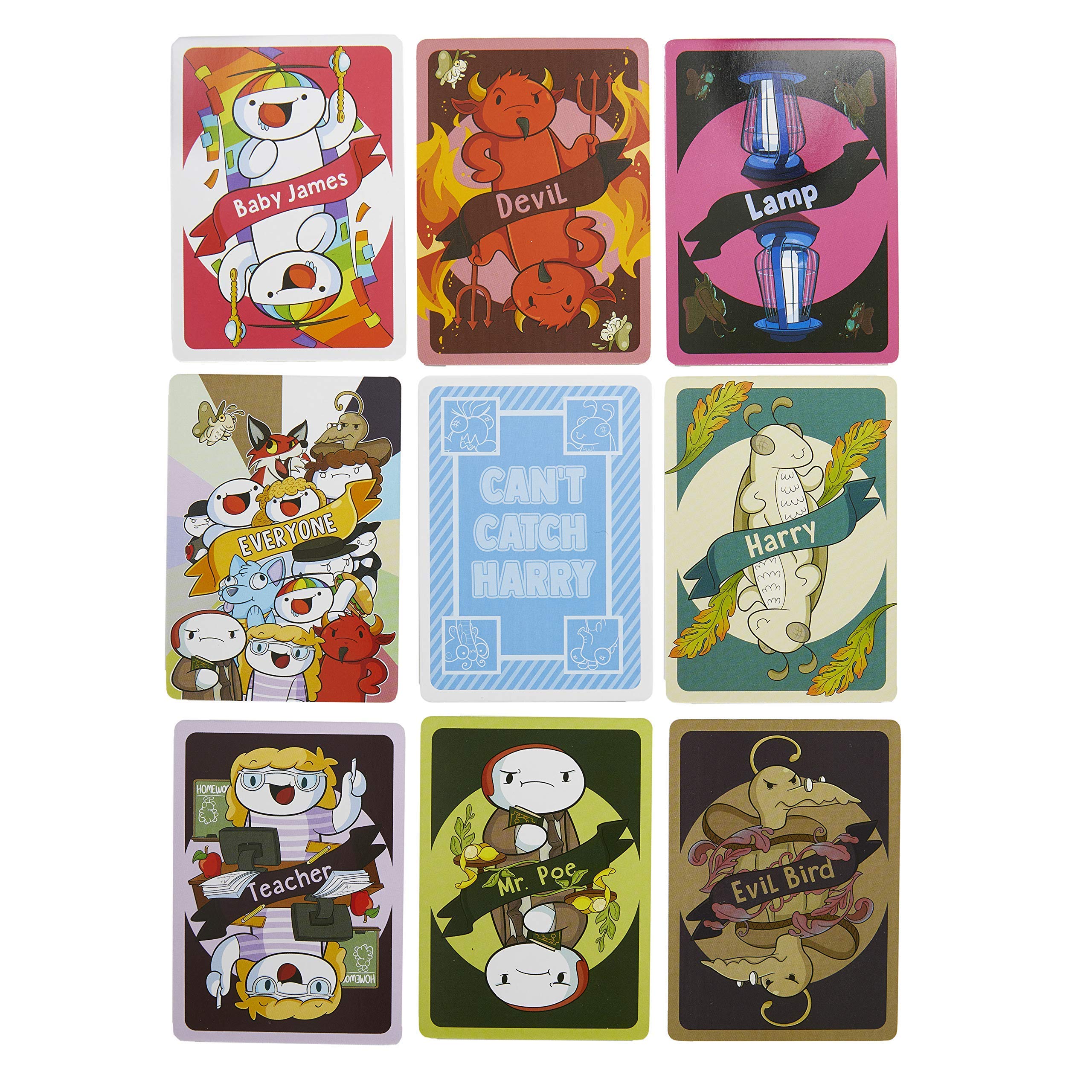 The Odd 1s Out Can't Catch Harry Card Game Original Game