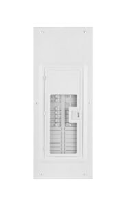 leviton ldc30-w 30 space indoor load center cover and door with window, white