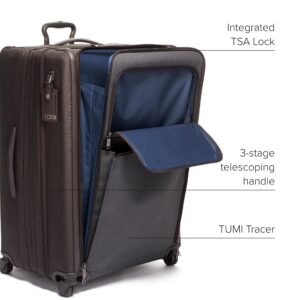 TUMI - Alpha Extended Trip Expandable 4-Wheeled Packing Case Suitcase - Great for Extended Travel of Shared Packing - Rolling Luggage for Men and Women - Anthracite