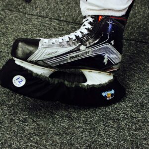 Howies Skate Guard Soakers (Black, Senior) Ice Hockey Blade Cover