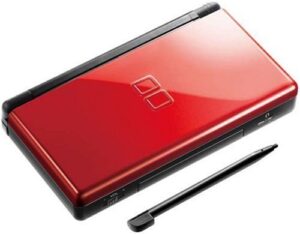 nintendo ds lite crimson / black (renewed)