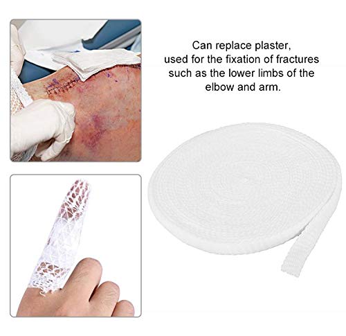 Salmue 10M Fix Net Tubular Bandage Elastic Net Dressing Breathable Tubular Gauze Stretch Bandage First-aid Dressing Wrap Retainer for Wrist Forearm Elbow Wound Dressing's Restraint (3#)