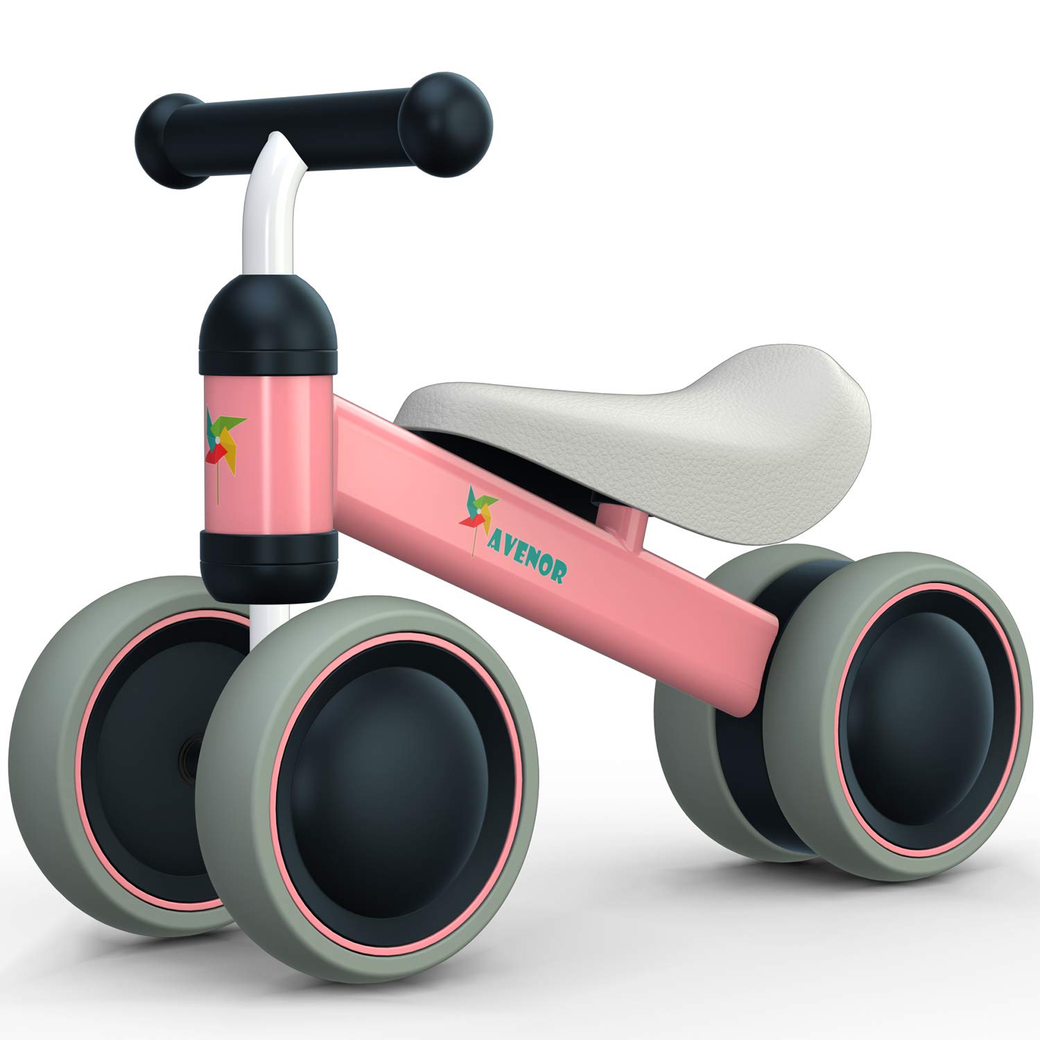 AVENOR Baby Balance Bike Toys for 1 Year Old Gifts Boys Girls 10-24 Months Kids Toys Toddler Best 1st Birthday Girl Boy Gift Children Walker Baby Walker No Pedal Infant 4 Wheels Bicycle