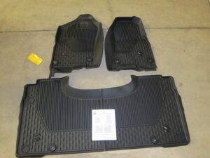 2019 dodge ram dt crew cab black all weather slush mats floor liner mopar oem