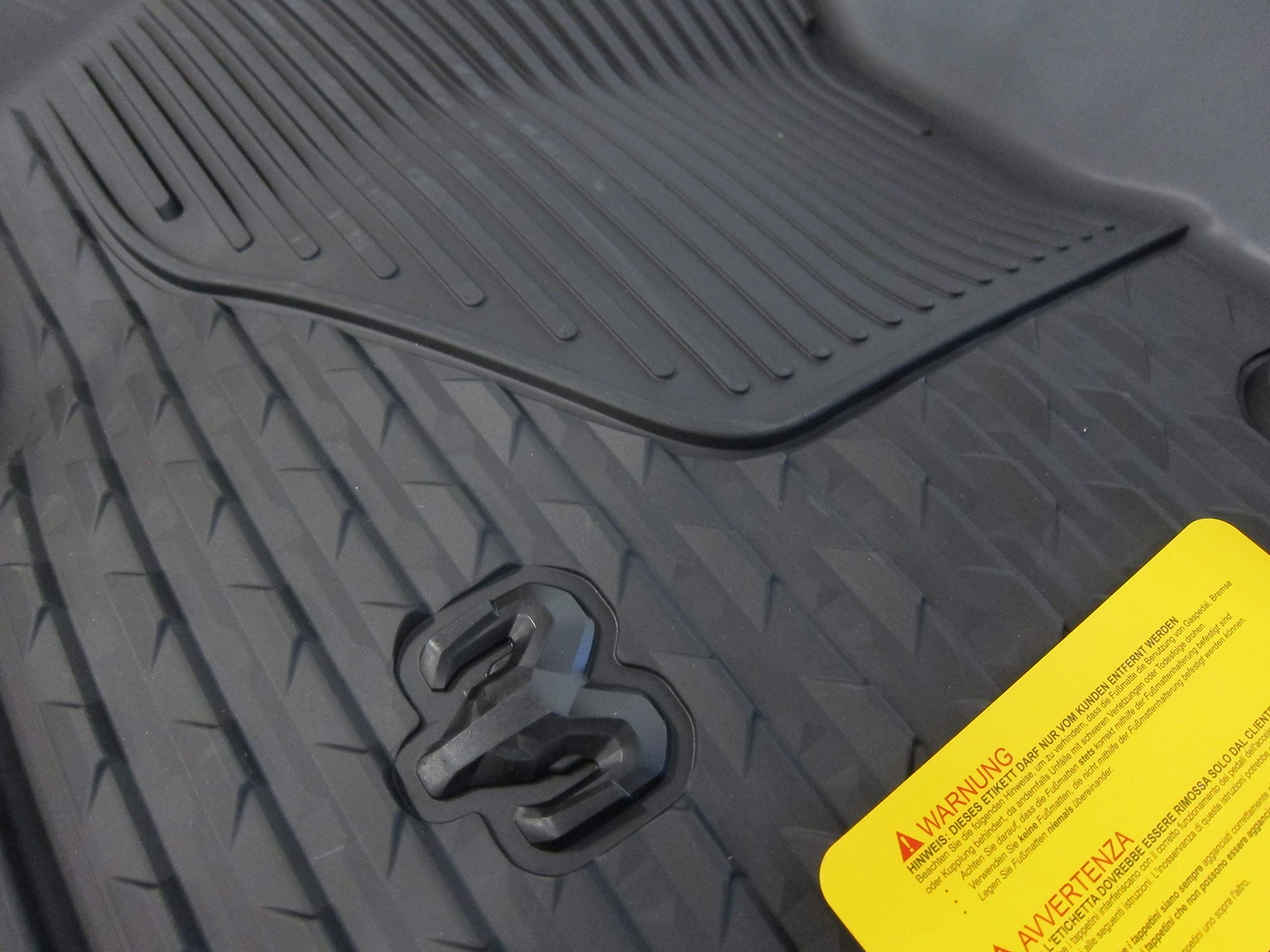 2019 Dodge Ram DT Crew Cab Black All Weather Slush Mats Floor Liner Mopar OEM