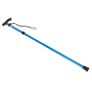 Dilwe Walking Stick, Telescopic Anti-Skid Trekking Pole Collapsible Hiking Poles Folding Walking Cane for Outdoor Camping Hiking Mountain Camping Mountain Climbing Tools(Blue£©