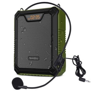 w winbridge 25w bluetooth voice amplifier powerful with wired portable headset microphone, voice amplifier for teachers, speaker headset mic support waterproof for outdoors tour guide m900