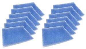 nispira replacement polyester filters compatible with bettervent indoor lint dryer vent, a pack of 12 filters