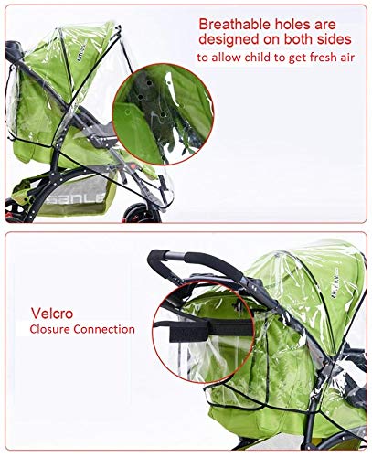 Replacement Parts/Accessories to fit Silver Cross Stroller Products for Babies, Toddlers, and Children (Rain Cover B)