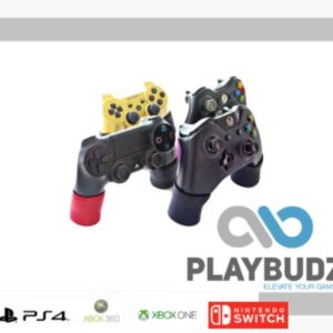 Playbudz Pro Grips for PlayStation 5 Controller (PS5) Combo Pack (2 Pairs) - Compatible With (PS4, XB1, Xbox 360, Xbox One, Nintendo Switch Pro, PS3) Controller