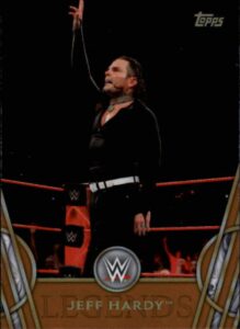 2018 topps legends of wwe bronze #61 jeff hardy wrestling trading card