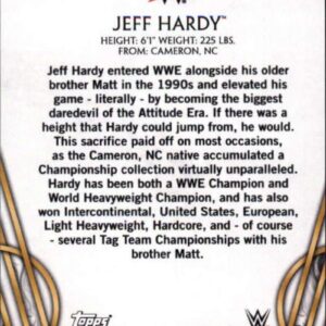 2018 Topps Legends of WWE Bronze #61 Jeff Hardy Wrestling Trading Card