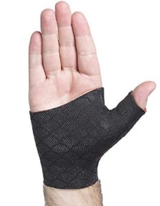 thermoskin wrist thumb sleeve, black, medium