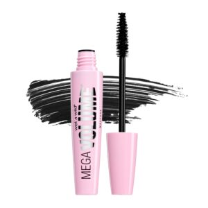 wet n wild mascara mega volume - vitamin e enriched volumizing, waterproof, smudge-resistant formula, cruelty-free, gluten-free, sulfate-free & vegan - black