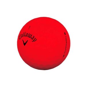 Callaway Golf Supersoft Golf Balls (Matte Red), Prior Generation