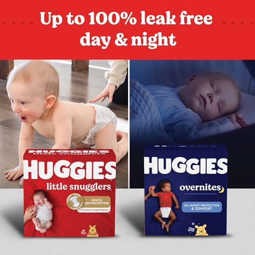 Huggies Newborn Diapers, Little Snugglers Baby Diapers, Size Newborn (up to 10 lbs), 31 Count