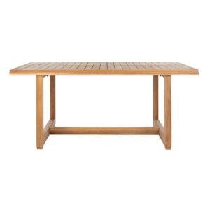 safavieh cpt1005a home collection montford teak couture dining table, natural