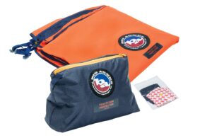 big agnes tent floor protector, orange/navy, 58x90