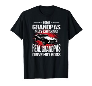 some grandpas play checkers t-shirt, cars, racing