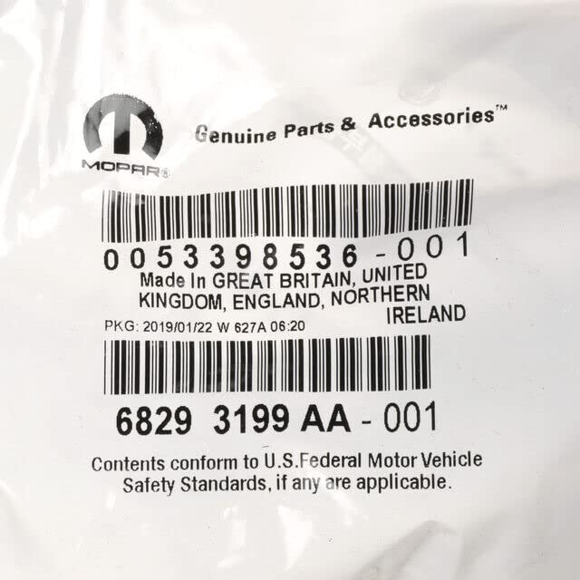 Mopar 68293199AA SENSOR TIRE PRESSURE