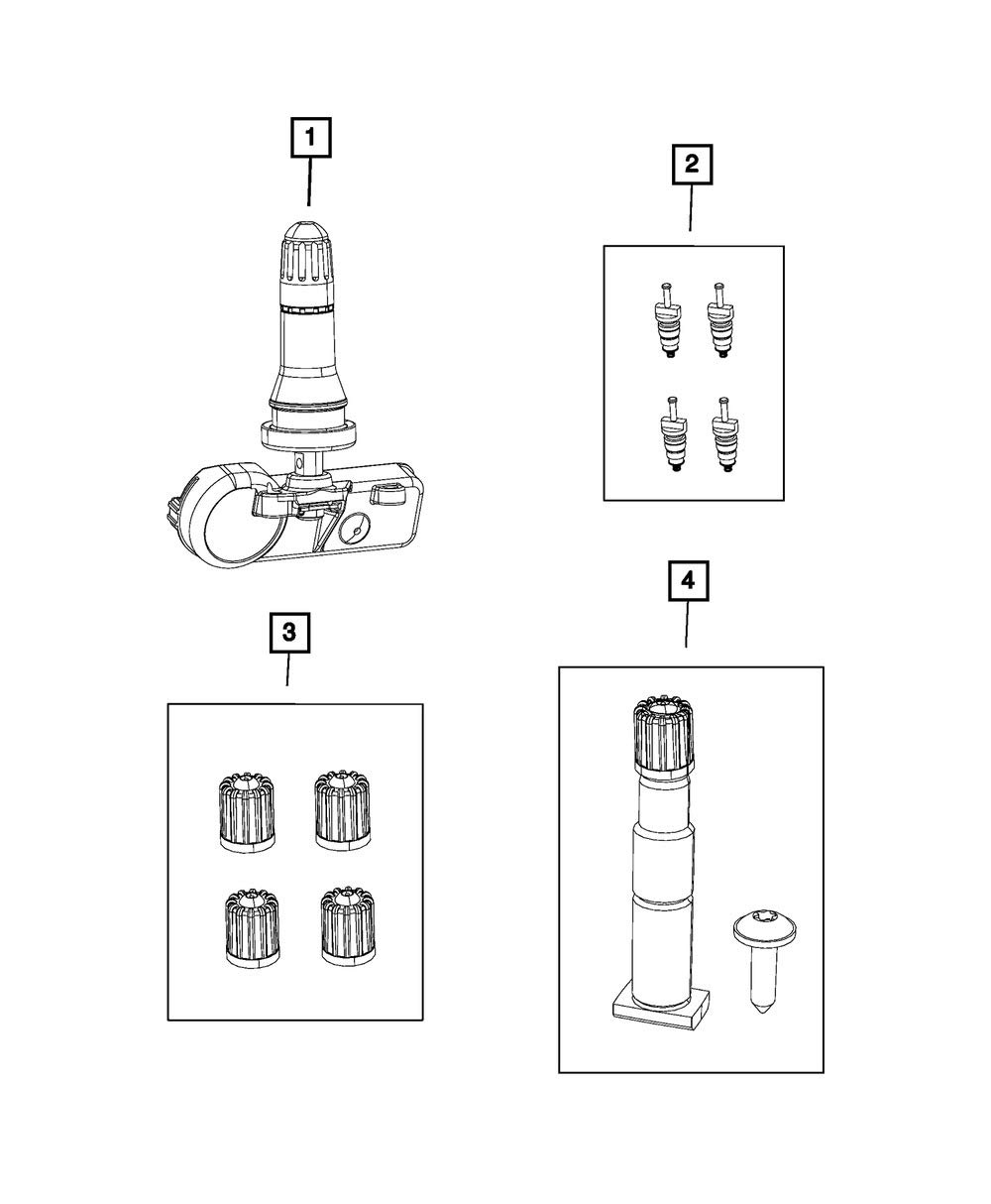 Mopar 68293199AA SENSOR TIRE PRESSURE