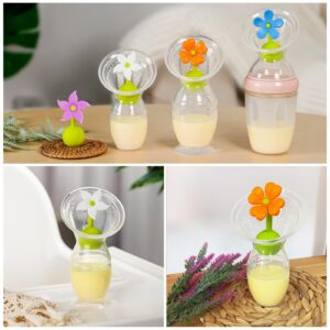 haakaa Flower Stopper Breastpump Stopper Manual Breast Pump Silicone Flower Stopper 100% Food Grade Silicone BPA PVC and Phthalate Free 1 pc, Purple