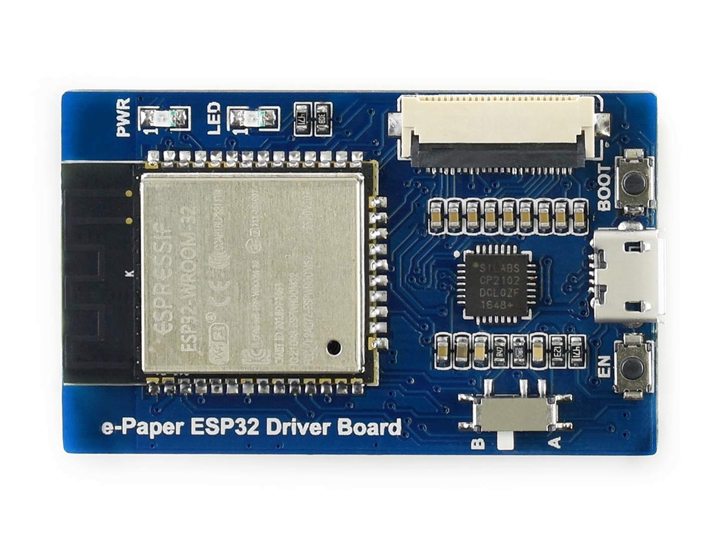 waveshare Universal e-Paper Driver Board with WiFi/Bluetoth SoC ESP32 onboard Support Various SPI e-Paper Raw Panels