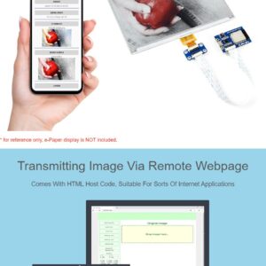 waveshare Universal e-Paper Driver Board with WiFi/Bluetoth SoC ESP32 onboard Support Various SPI e-Paper Raw Panels