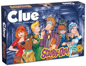 clue: scooby doo! board game | official scooby-doo! merchandise based on the popular scooby-doo cartoon | classic clue game featuring scooby-doo characters | gather the gang and solve the mystery!