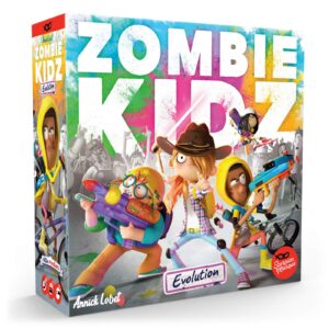 zombie kidz evolution | cooperative game for kids and families | ages 7+ | 2 to 4 players | 15 minutes