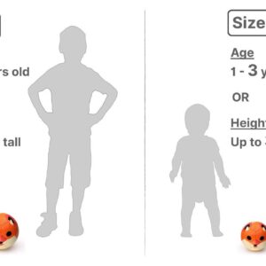 Daball Kid and Toddler Soccera Ball - Size 1, Pump and Gift Box Included (Sunshine, The Unicorn)