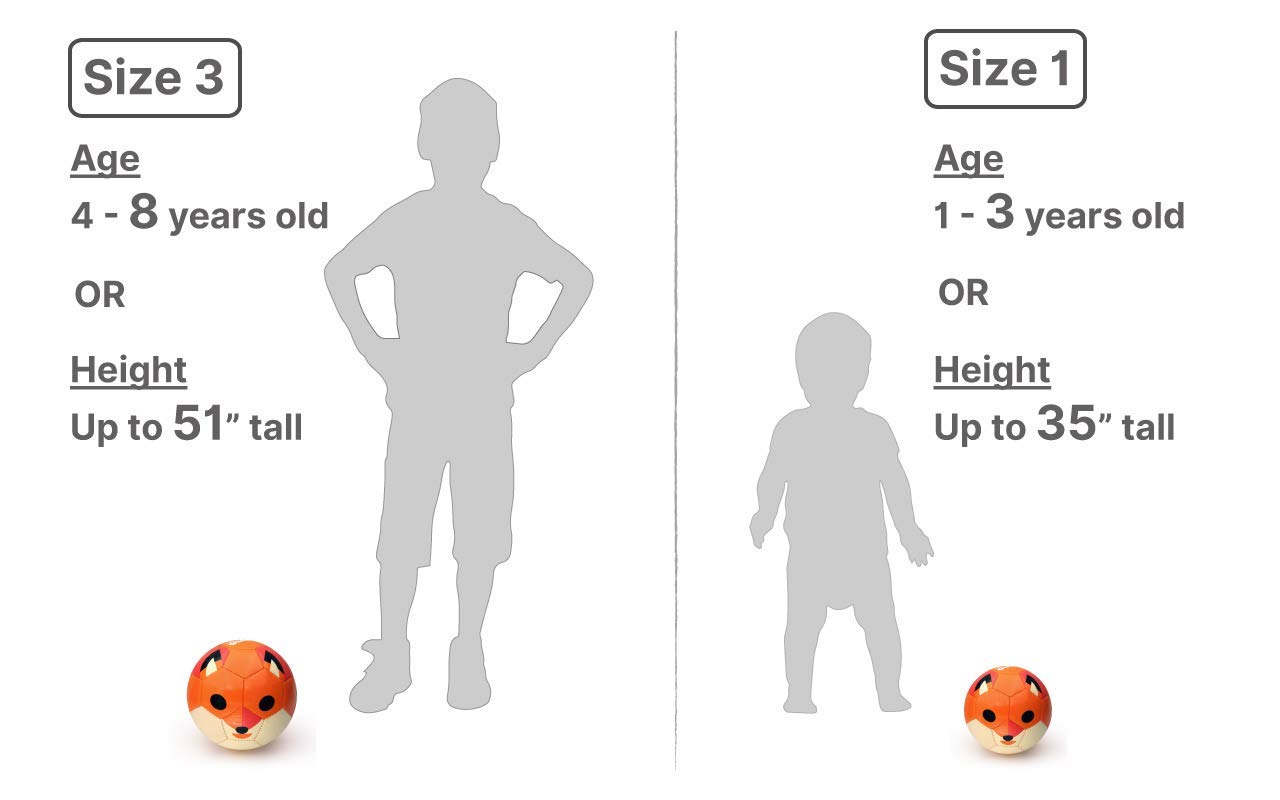 Daball Kid and Toddler Soccera Ball - Size 1, Pump and Gift Box Included (Sunshine, The Unicorn)