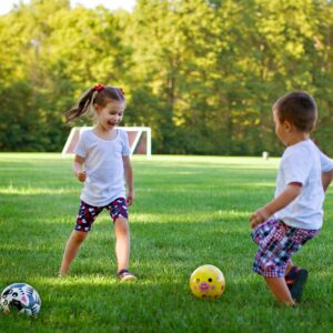 Daball Kid and Toddler Soccera Ball - Size 1, Pump and Gift Box Included (Sunshine, The Unicorn)