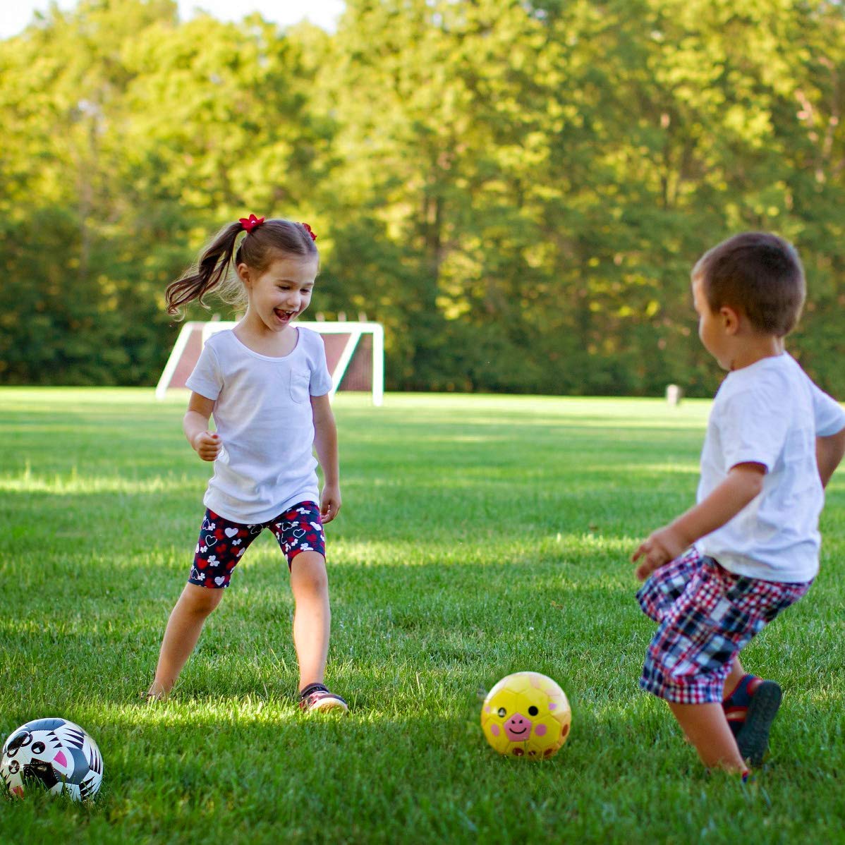 Daball Kid and Toddler Soccera Ball - Size 1, Pump and Gift Box Included (Sunshine, The Unicorn)