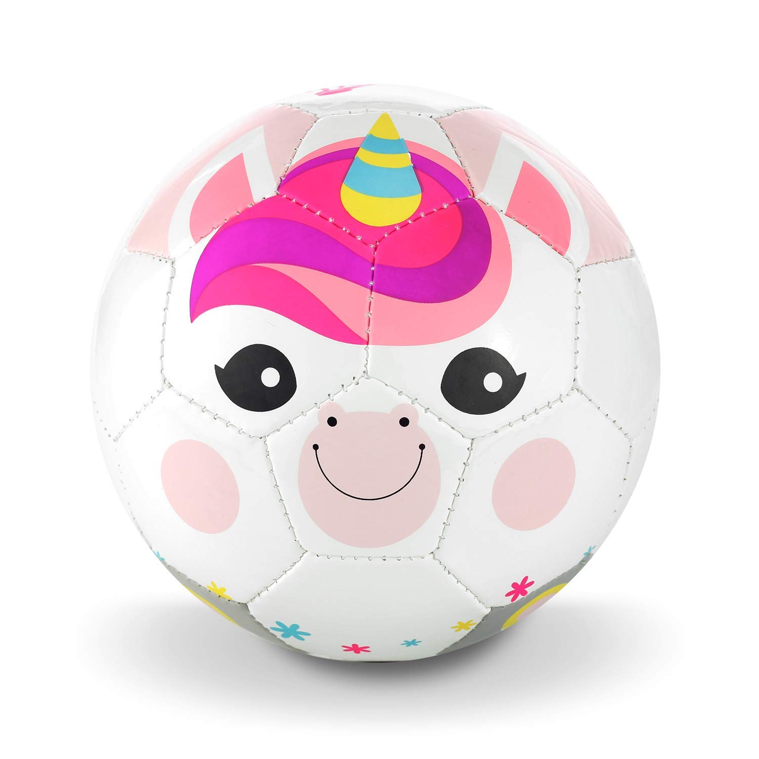 Daball Kid and Toddler Soccera Ball - Size 1, Pump and Gift Box Included (Sunshine, The Unicorn)