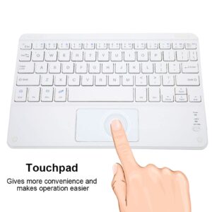 ASHATA Bluetooth Touchpad Keyboard,Portable Wireless Keyboard with Touchpad,9in Scissors Feet Design Ultra Slim Bluetooth Keyboard for Android/iOS/Windows