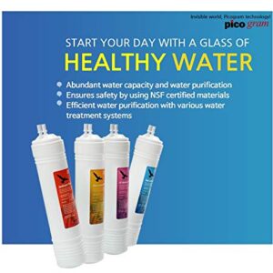 PicoGram Coconut-Based Under-Sink Water Filter Set 8" 11" (11" (29cm))