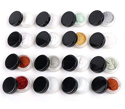 Tosnail 120 Pieces 3 Gram Clear Plastic Jars with Black Lids Round Storage Containers Lip Balm Containers Beads Organizer