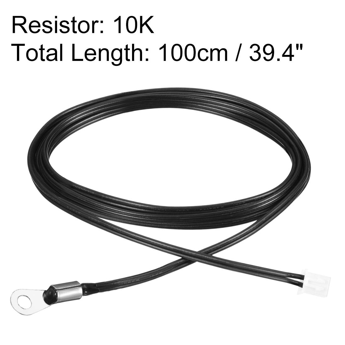 uxcell 10K NTC Thermistor Probe 39.4 Inch Sensitive Temperature Temp Sensor for Air Conditioner