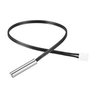 uxcell 10k ntc thermistor probe 11.8 inch stainless steel sensitive temperature temp sensor for air conditioner