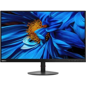 lenovo thinkvision s24e 23.8-inch full hd wled backlit lcd monitor 1920 x 1080 - 16.7 million colors - freesync - hdmi - vga - raven black