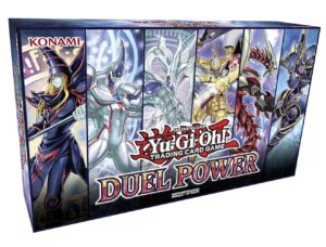 yu-gi-oh! trading cards tcg: duel power box- 6 rare cards & booster pack, multicolor