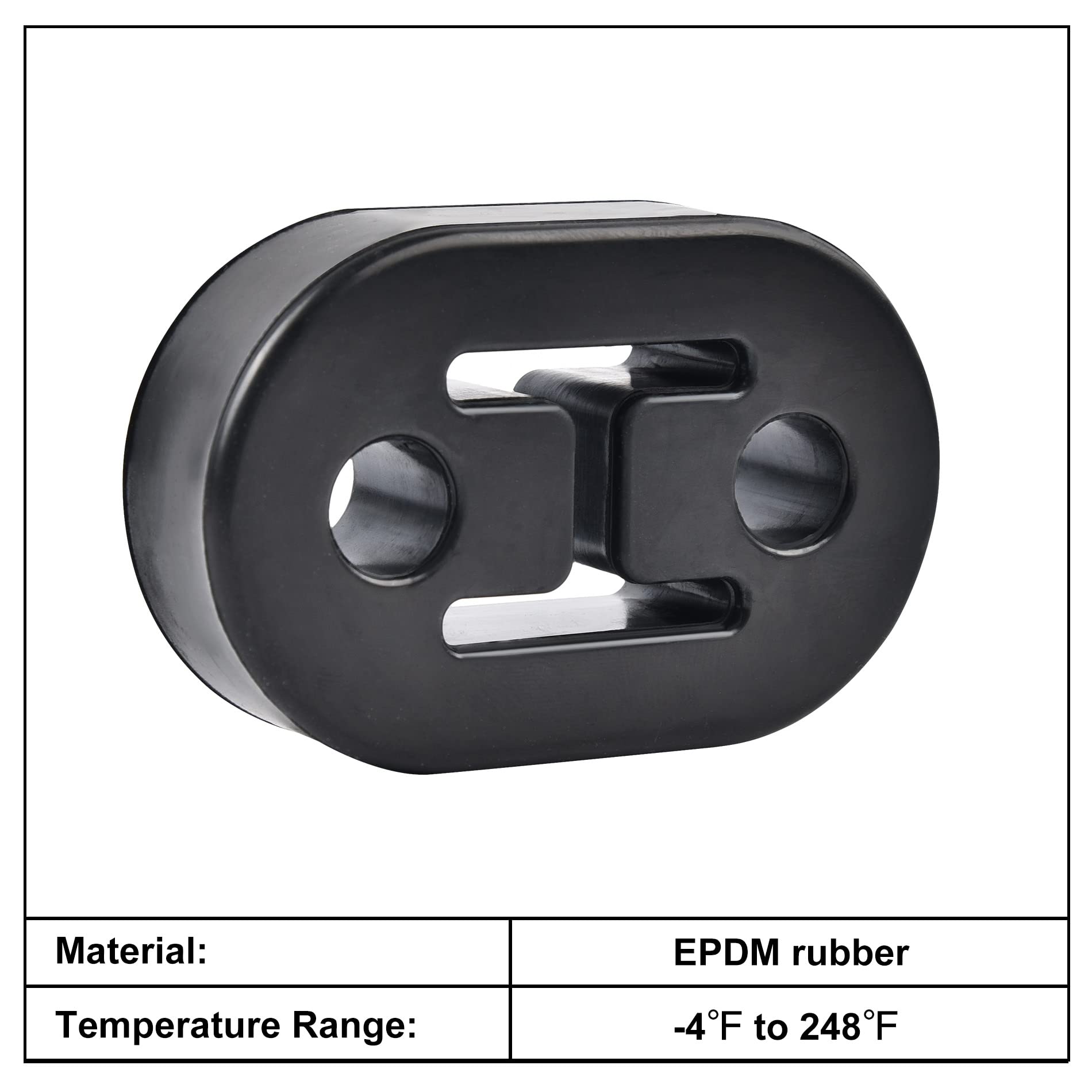 EVIL ENERGY Exhaust Hanger Rubber Insulator Bushing Mount 2 Holes