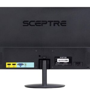 Sceptre 24" 75Hz Full HD 1080P LED Monitor HDMI VGA Build In Speakers, Brushed Black 2019 (E248W-19203RS)