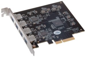 sonnet allegro pro usb 3.2 type a pcie card (four superspeed 10gbps usb connectors)