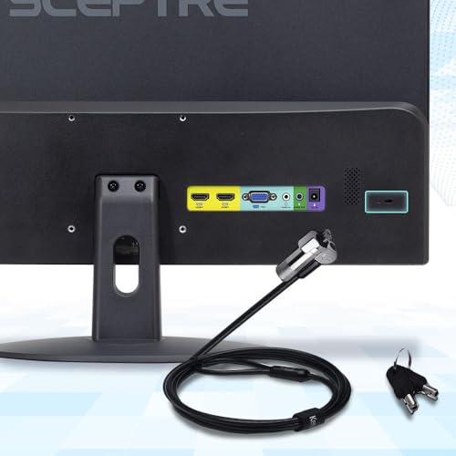 Sceptre 22-Inch 75Hz 1080p LED Monitor HDMI VGA Build-in Speakers, Brushed Black 2019 (E225W-19203S),Metal Black