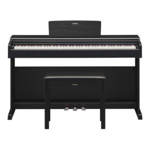 yamaha ydp144b arius series digital console piano with bench, black