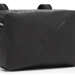 Chrome Industries Helix Handlebar Bag - From Bike to Foot, Handlebar to Crossbody Sling or Fannypack, Black