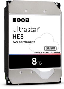 hgst ultrastar he8 8tb 7200 rpm sata 6gb/s 3.5-inch hdd | power-disable | enterprise hard drive | huh721008ale600 (0f27455) (renewed)